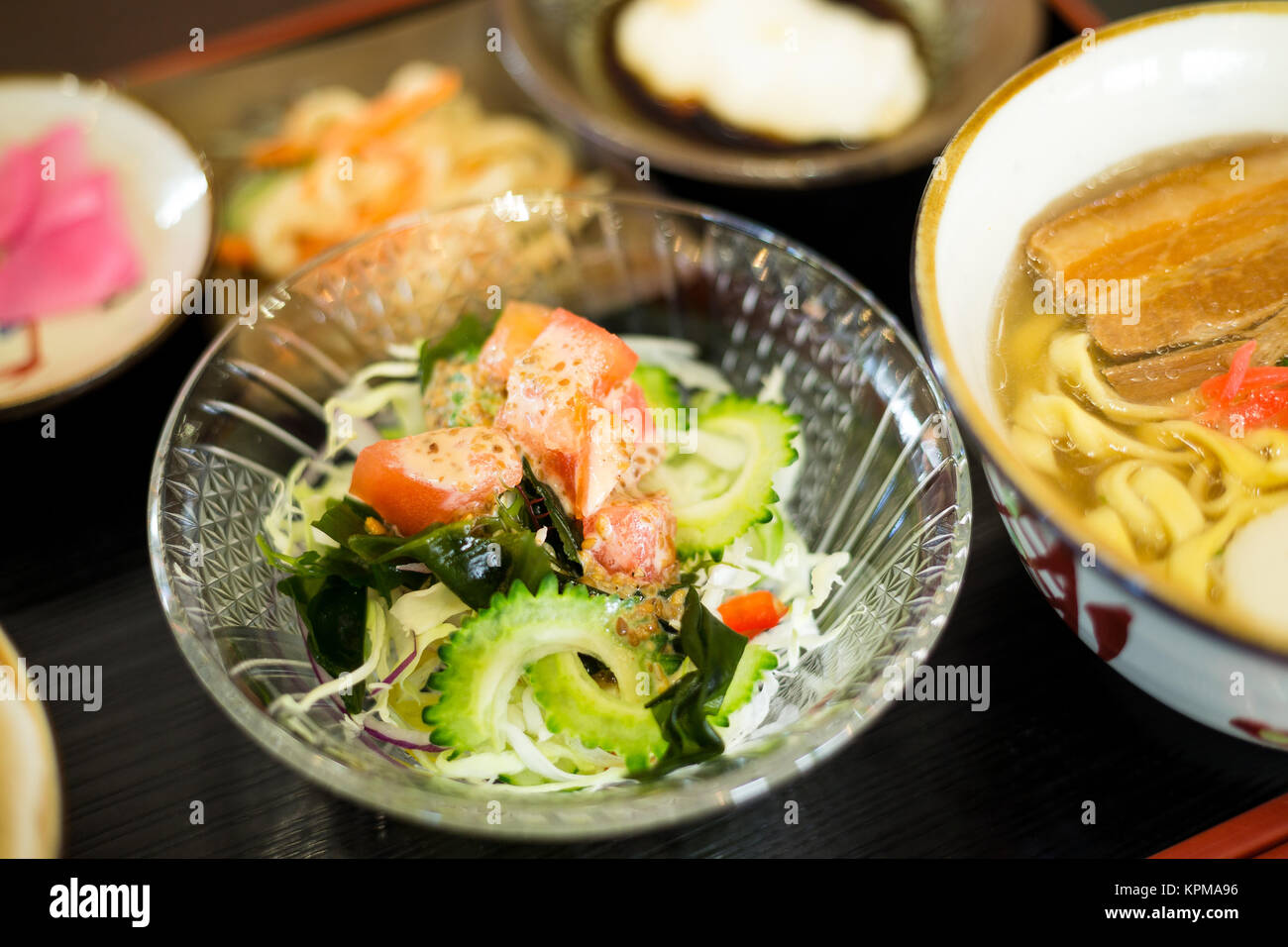 Japan japanese breakfast okinawa hi-res stock photography and images ...