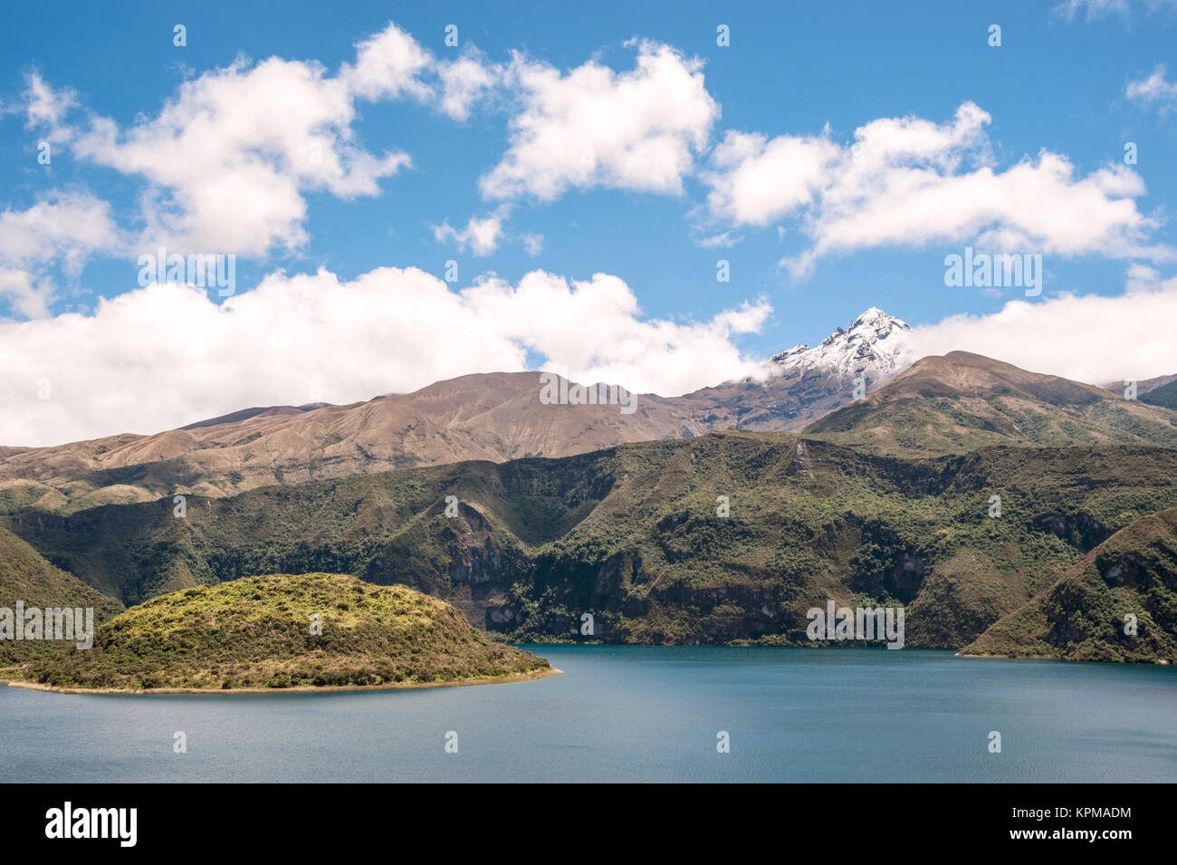 Cuicocha caldera and lake in Ecuador South America Stock Photo - Alamy