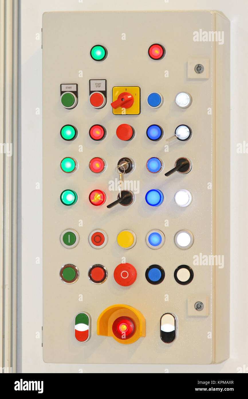 Electric control panel Stock Photo - Alamy