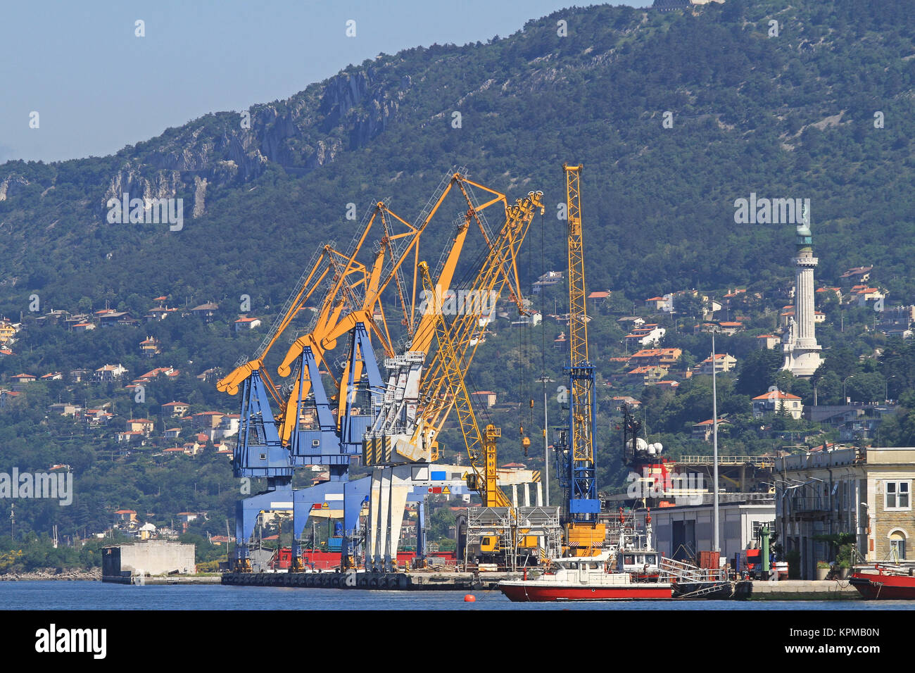 Port of Trieste Stock Photo - Alamy