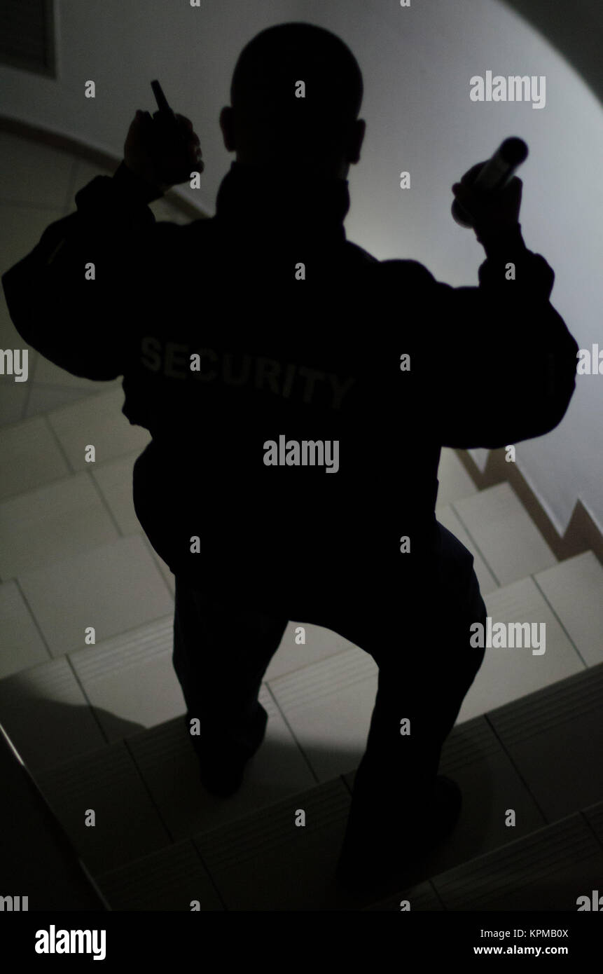 Adult man male security guard uniform hi-res stock photography and ...