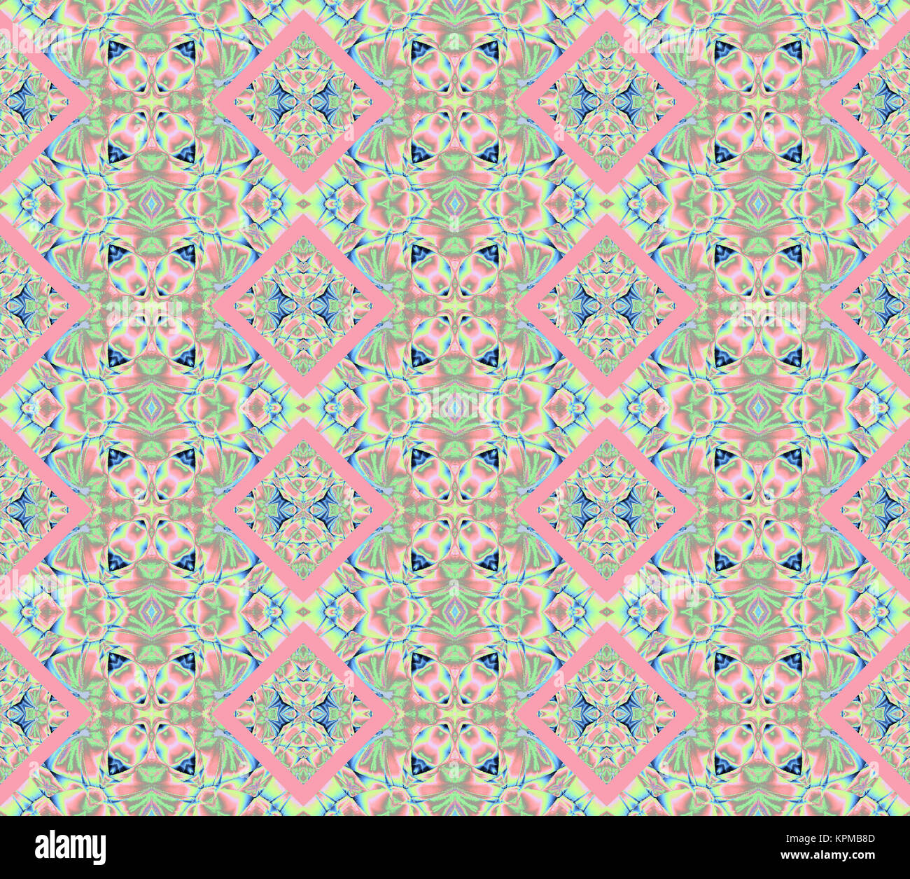 Abstract geometric seamless background. Ornate diamond pattern with ...