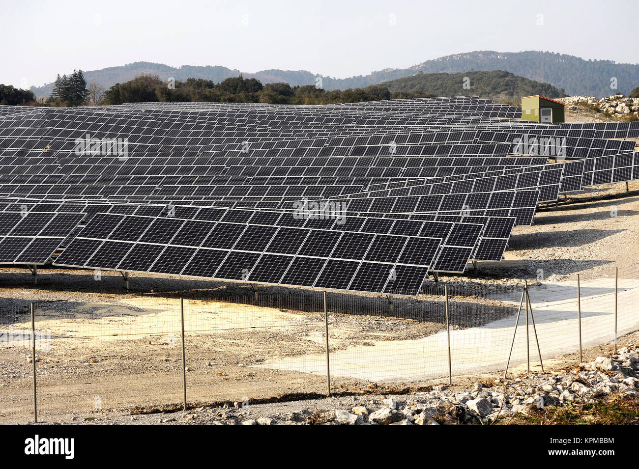 French photovoltaic solar plant Stock Photo - Alamy