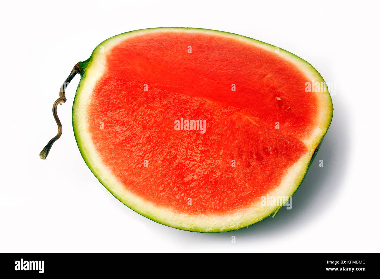 slice of watermelon isolated on white background in studio Stock Photo ...