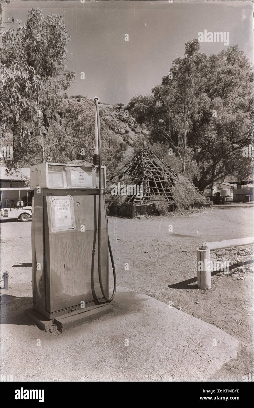 in australia the old gasoline pump station service concept Stock Photo ...