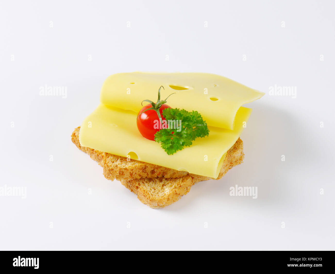 bread with emmenthaler cheese Stock Photo - Alamy