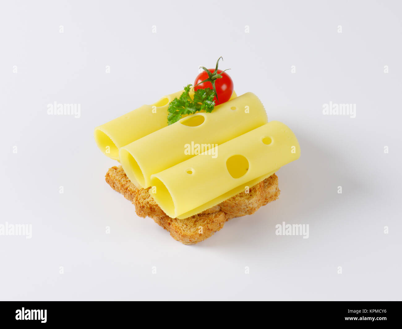 bread with emmenthaler cheese Stock Photo - Alamy