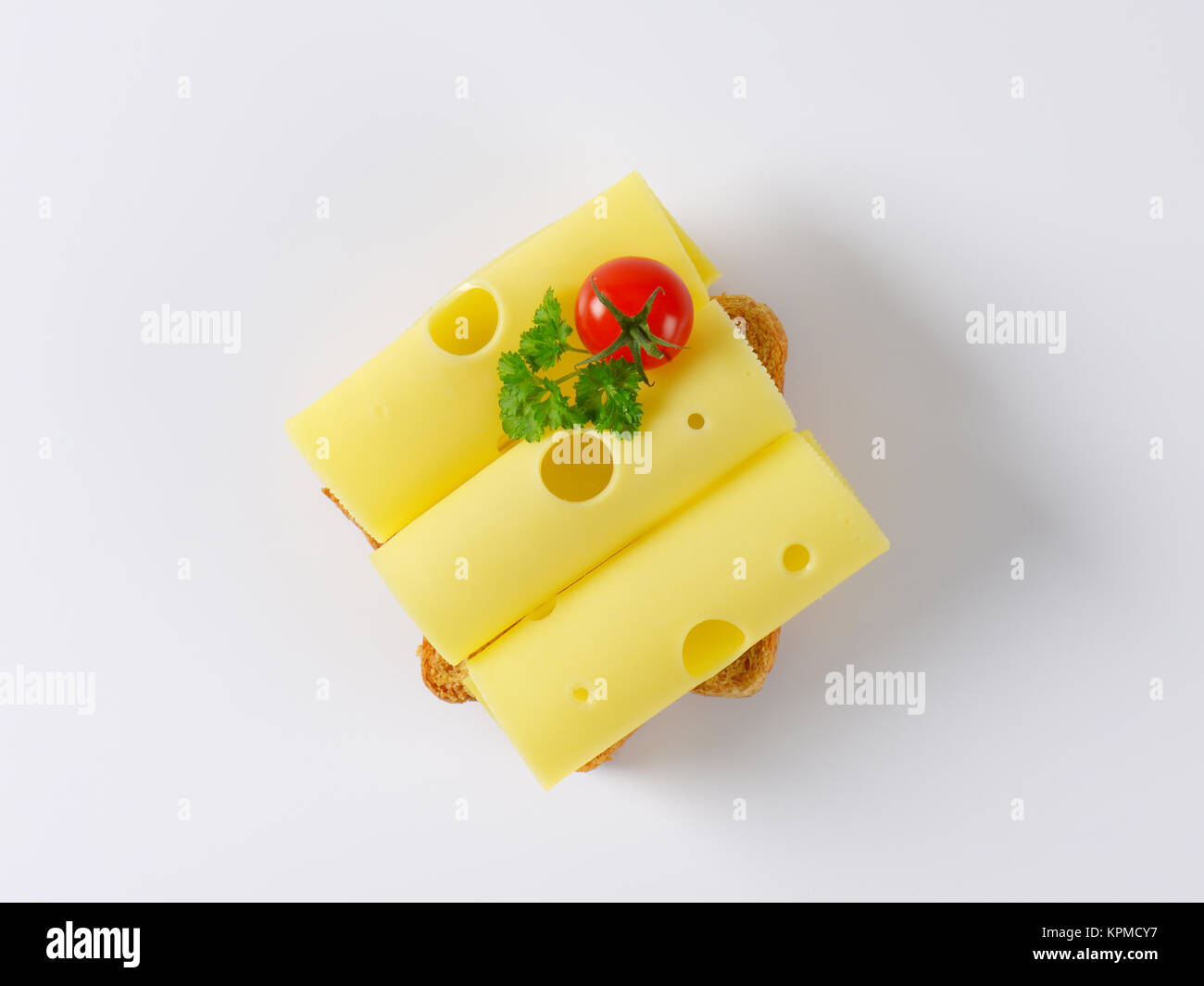 bread with emmenthaler cheese Stock Photo - Alamy