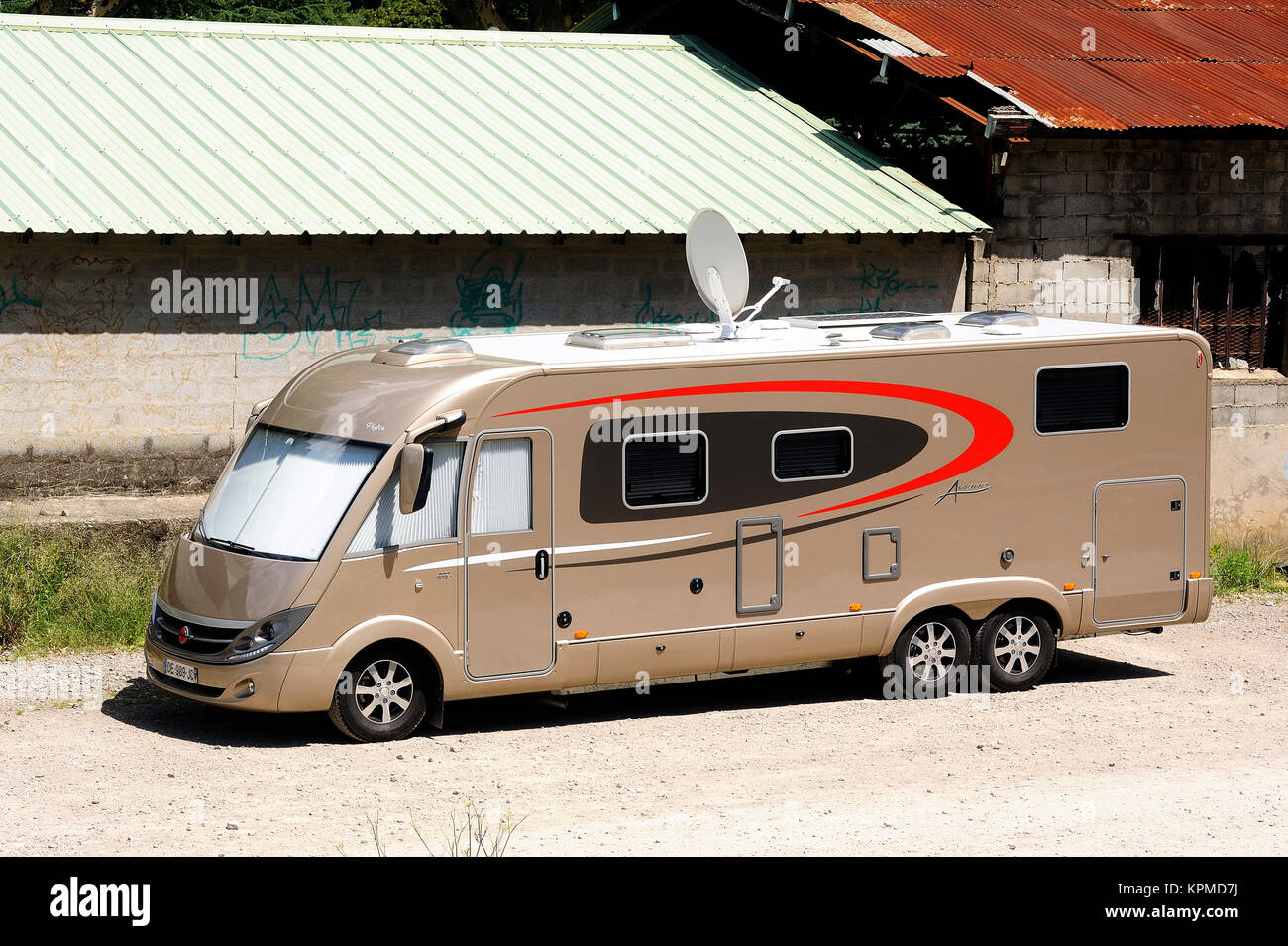 A large motorhome Stock Photo - Alamy