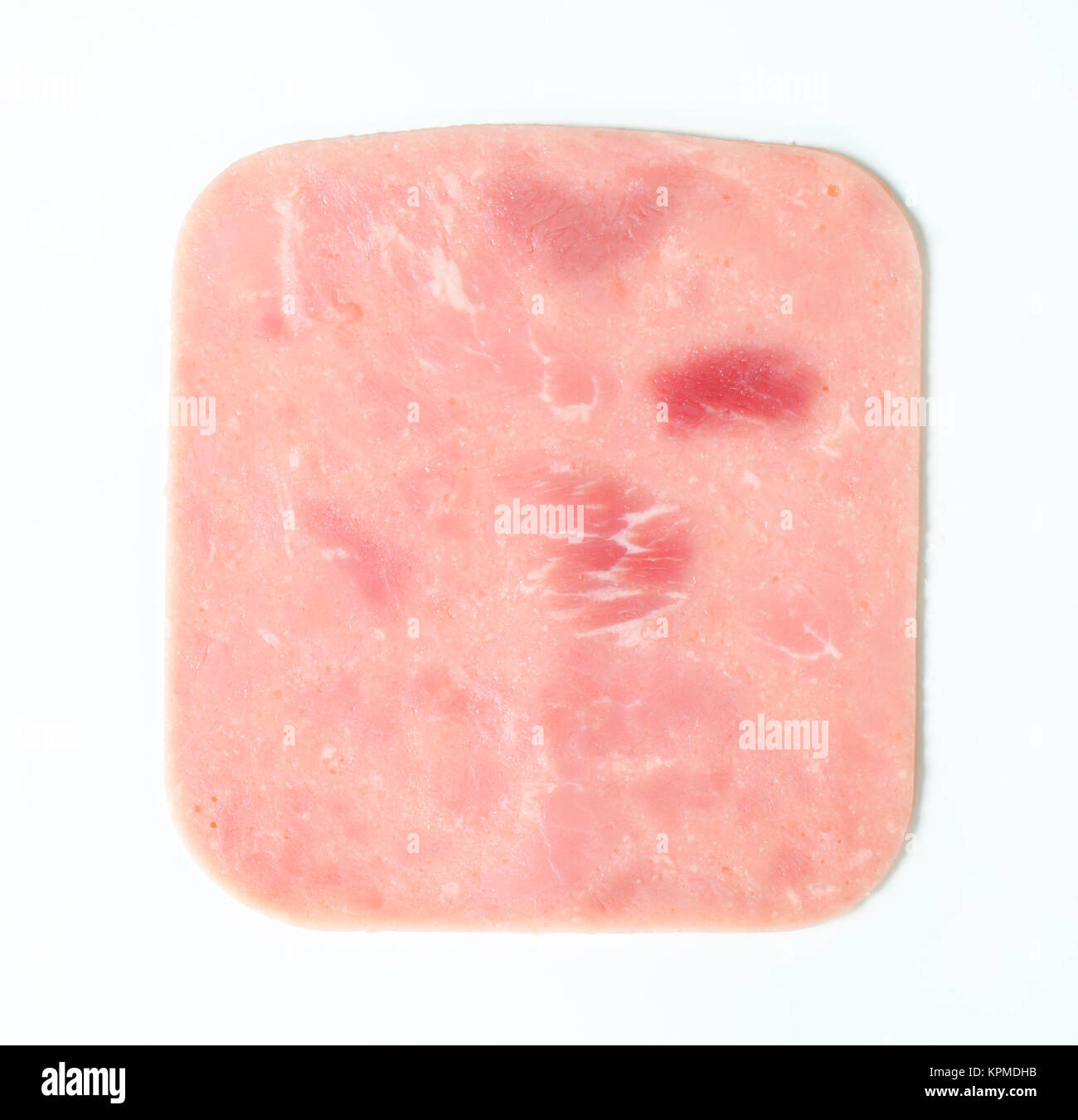 Thin slice of ham Stock Photo - Alamy