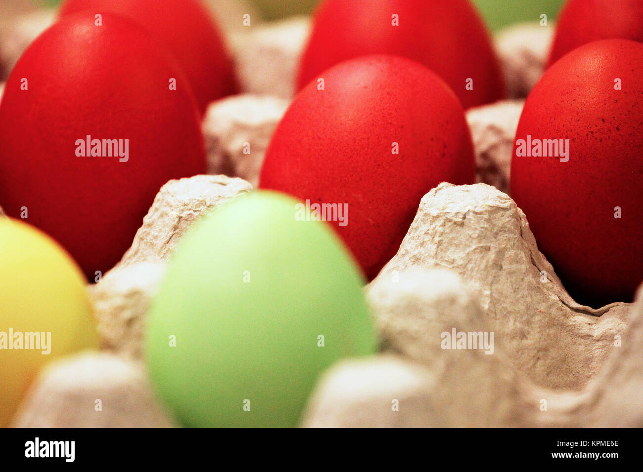 colorfully colored eggs for easter Stock Photo - Alamy