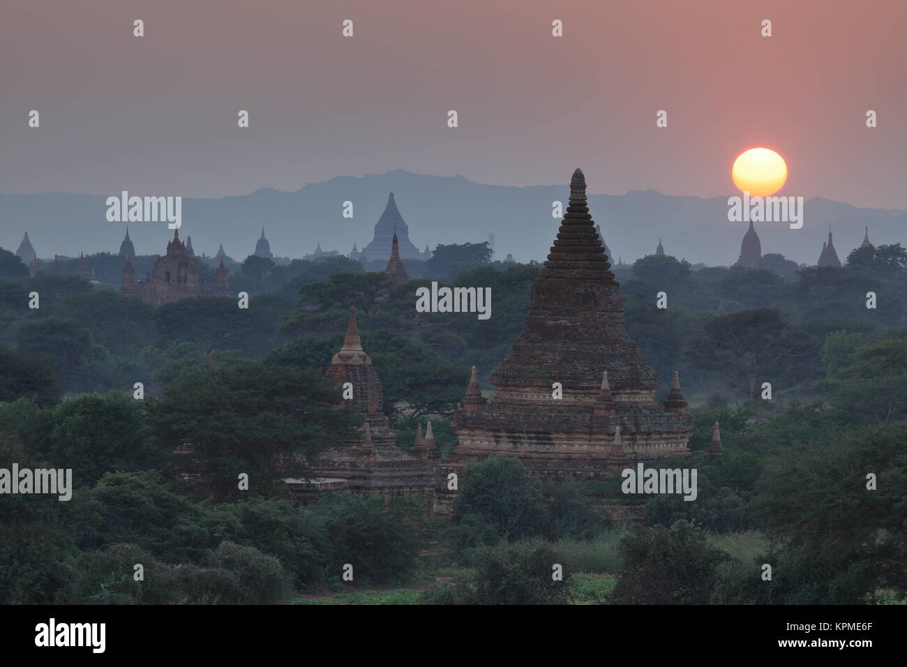 The Temples of Bagan in Myanmar Stock Photo - Alamy