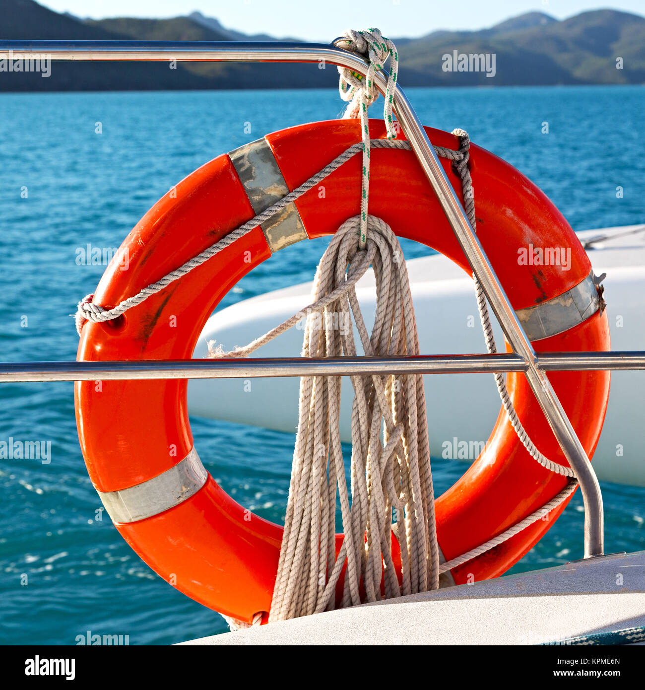 in australia the concept of safety in the ocean with lifebuoy in the ...