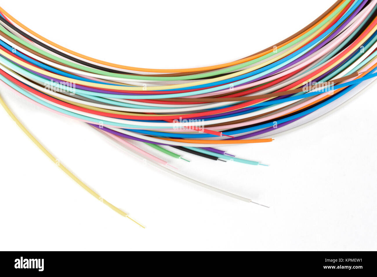 colored optical fibers Stock Photo - Alamy