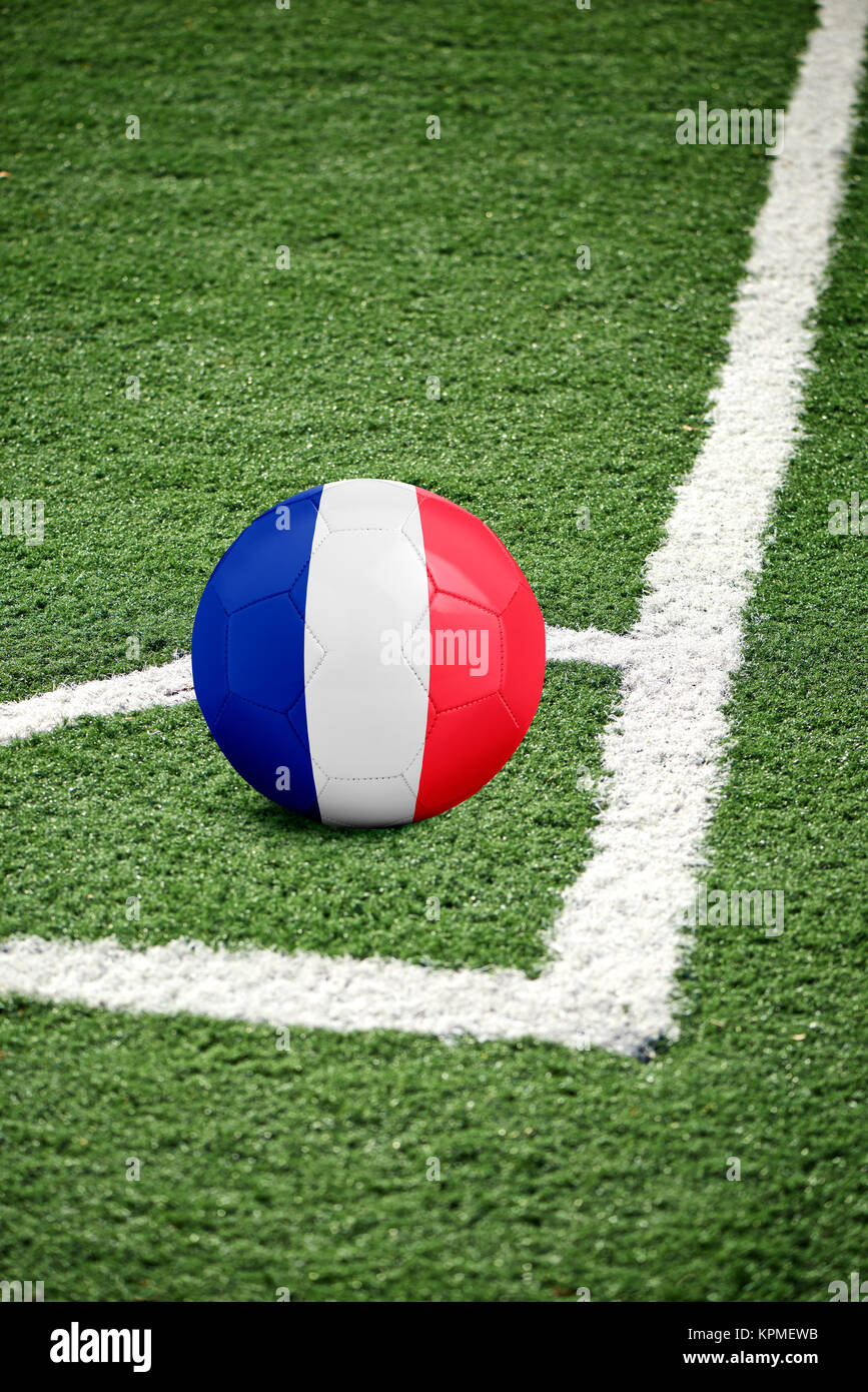 traditional soccer ball - France flag Stock Photo - Alamy
