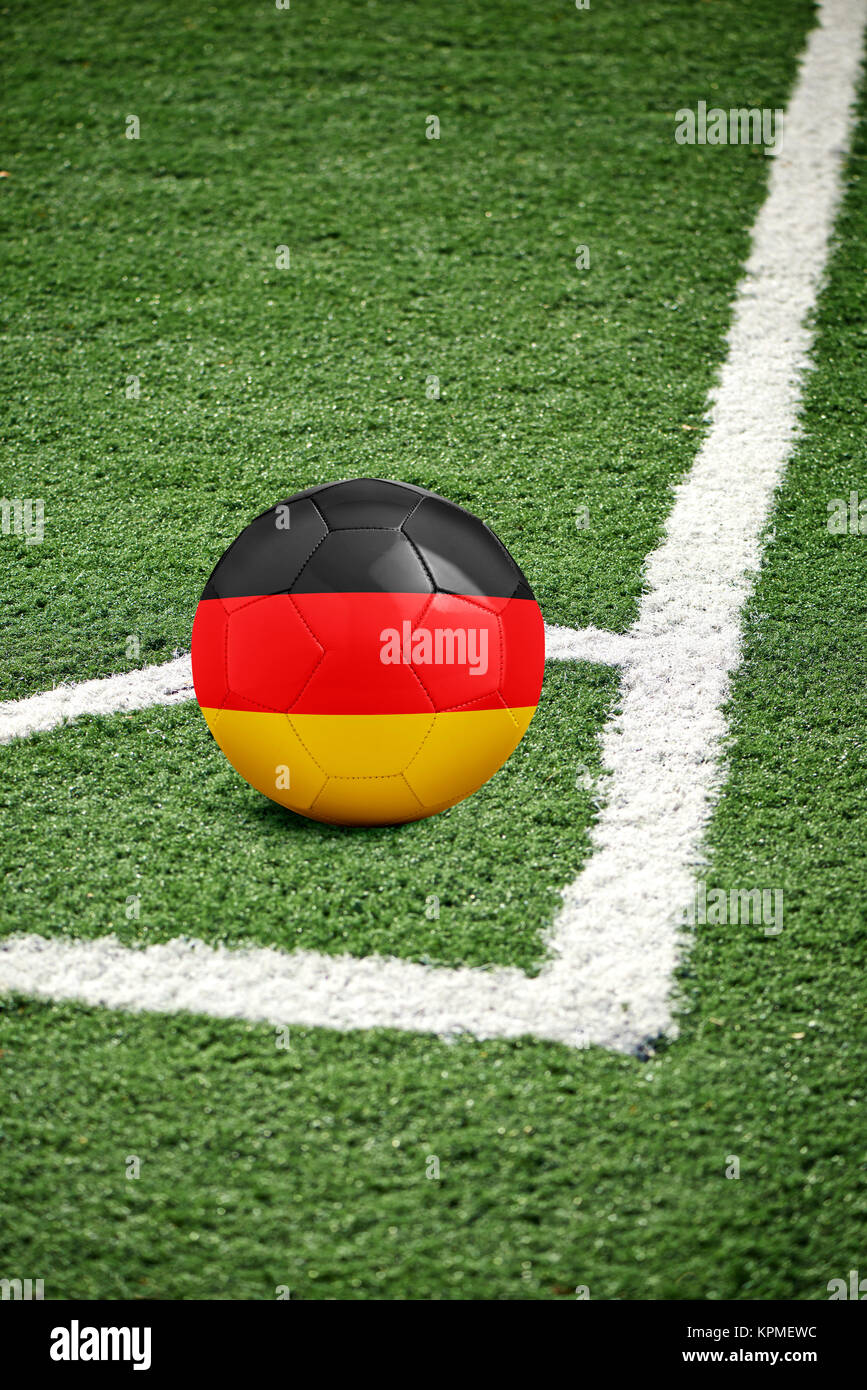 traditional soccer ball - Germany flag Stock Photo - Alamy