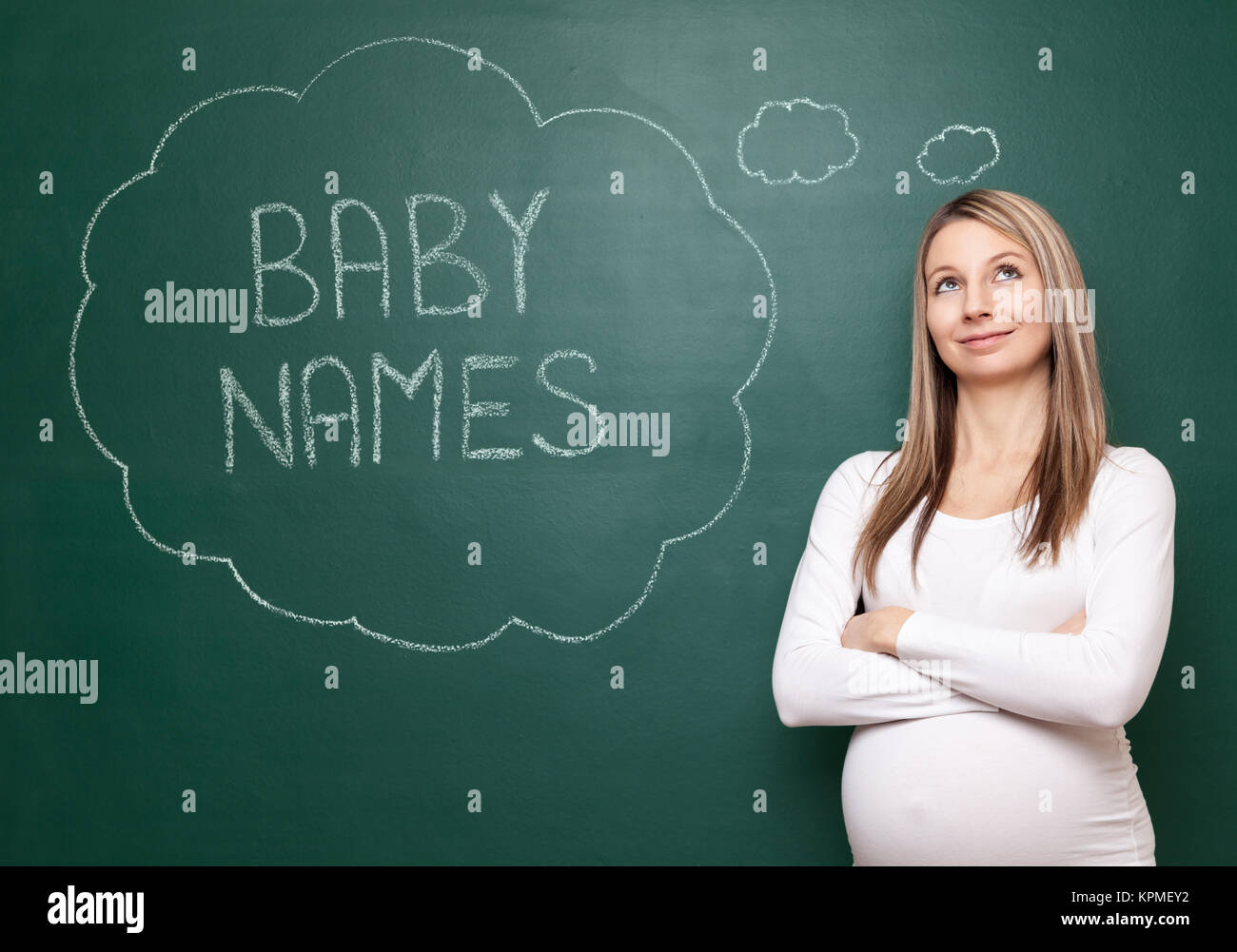 Choosing the right name for you baby Stock Photo - Alamy