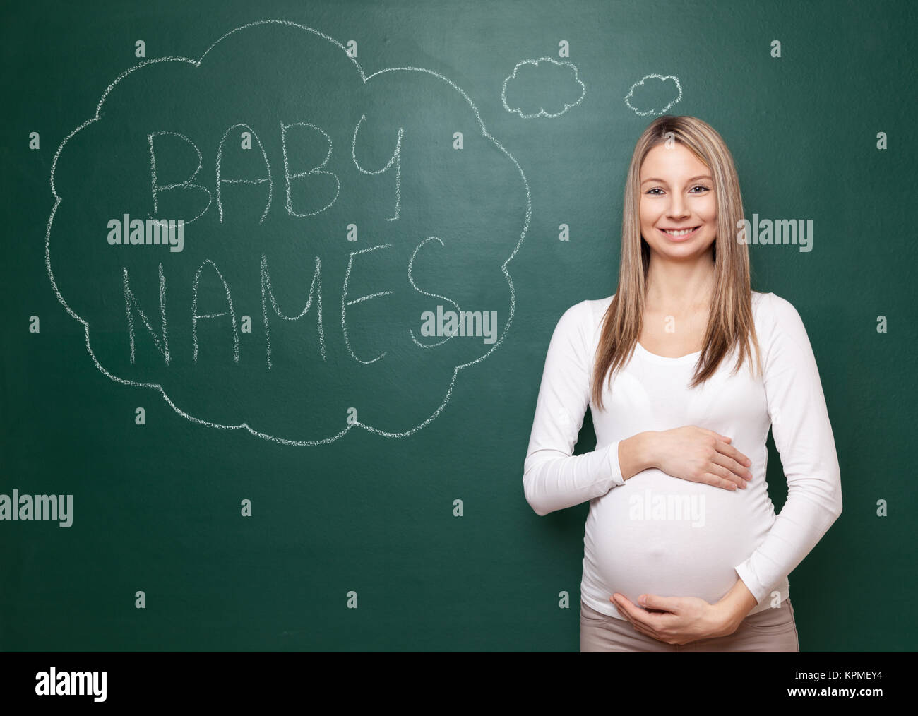 Choosing the right name for you baby Stock Photo - Alamy