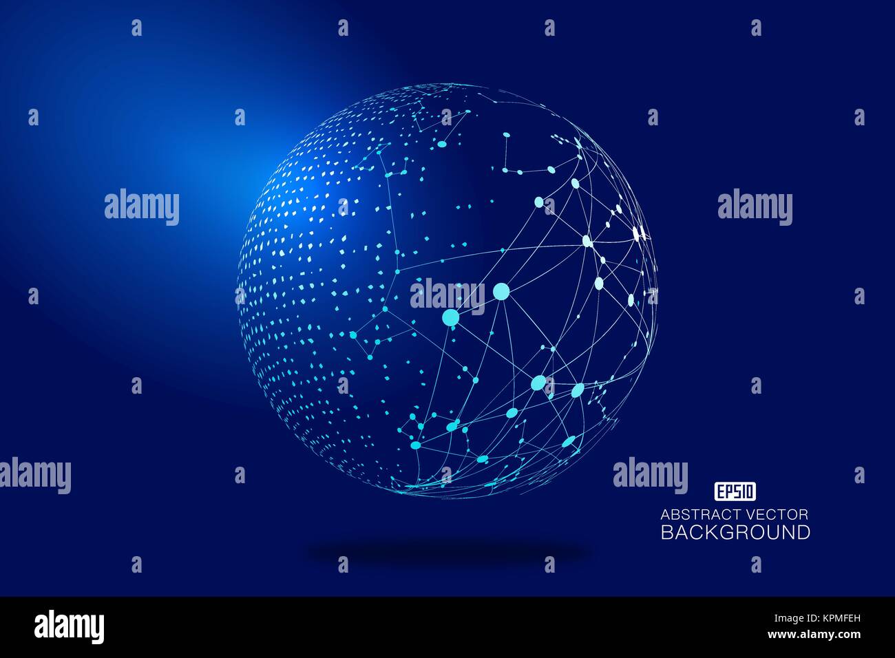 World map point, line, composition, representing the global, network ...