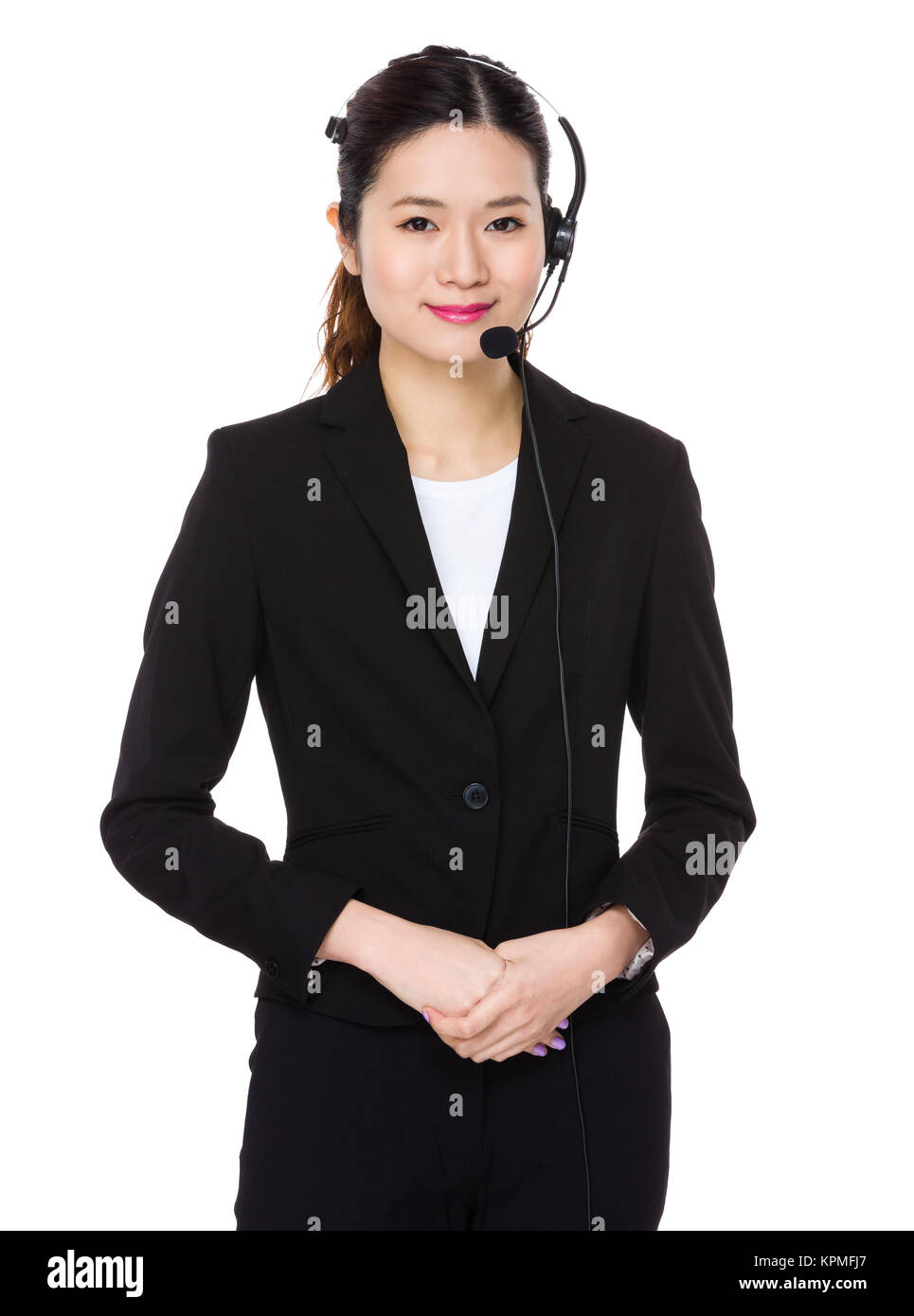 Customer services officer Stock Photo - Alamy
