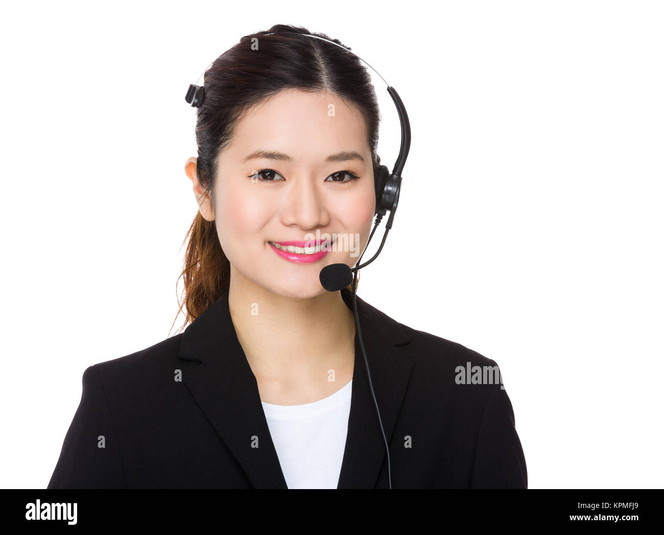 Customer services representative Stock Photo - Alamy