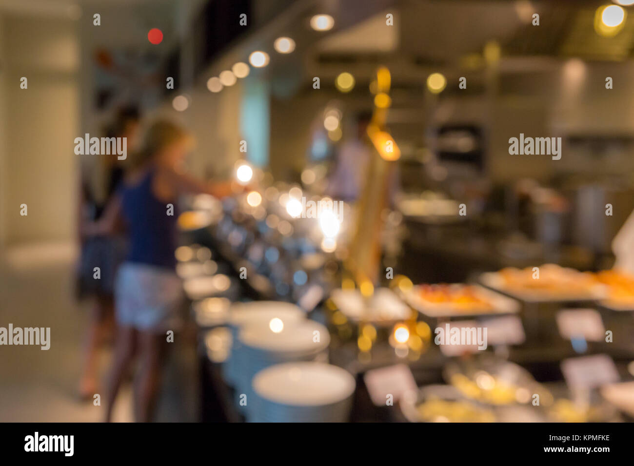 Restaurant blur background Stock Photo - Alamy