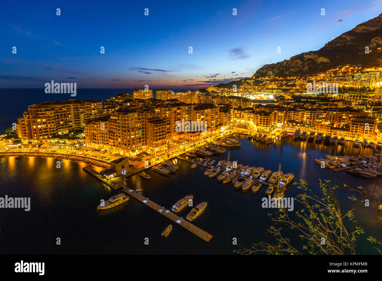 Fontvieille Monaco Harbor Stock Photo - Alamy