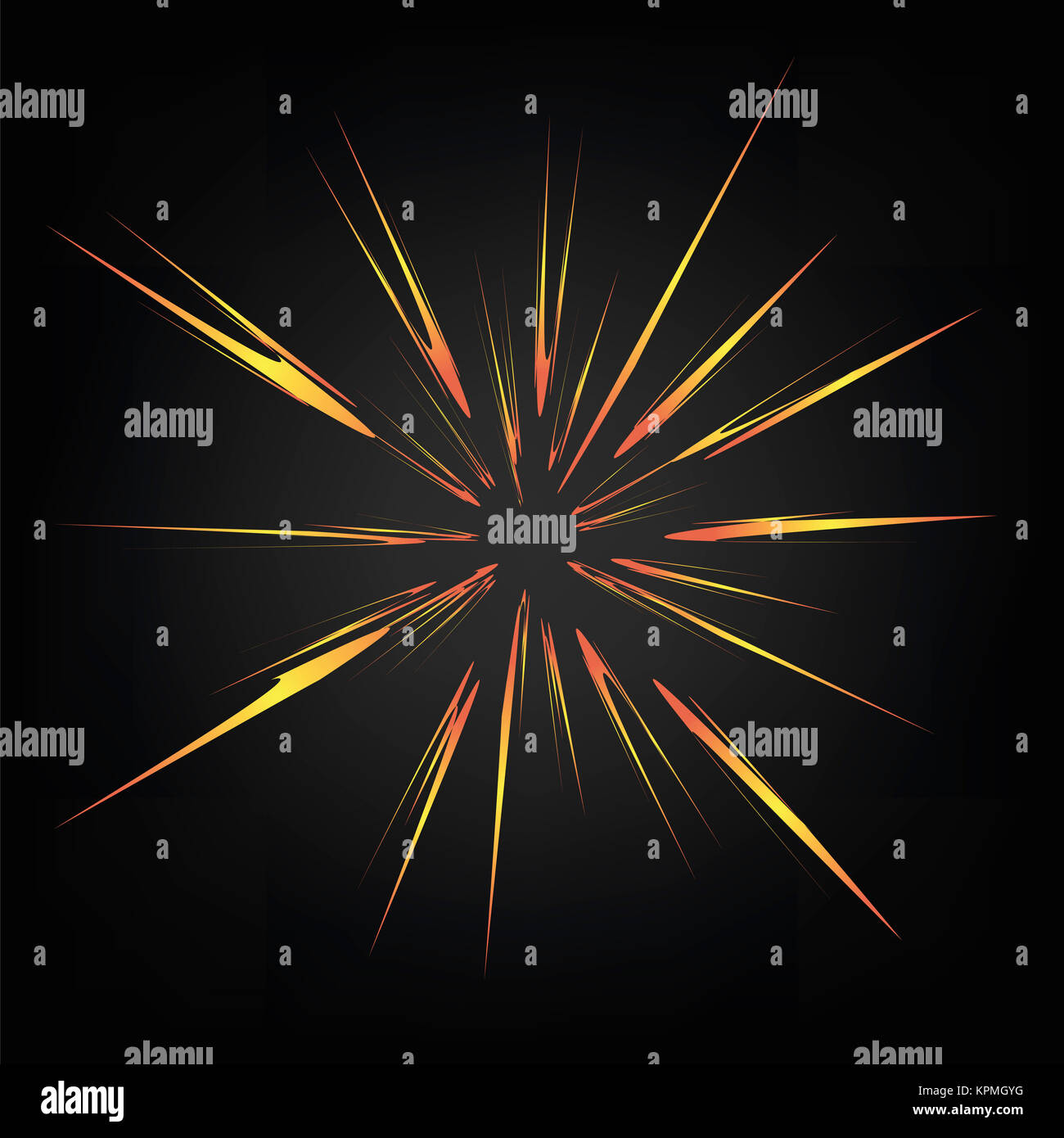 Cartoon Explosion, Star Burst Stock Photo - Alamy