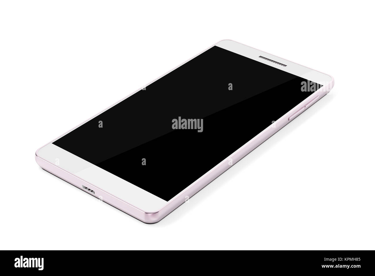 Rose gold colored smartphone Stock Photo - Alamy