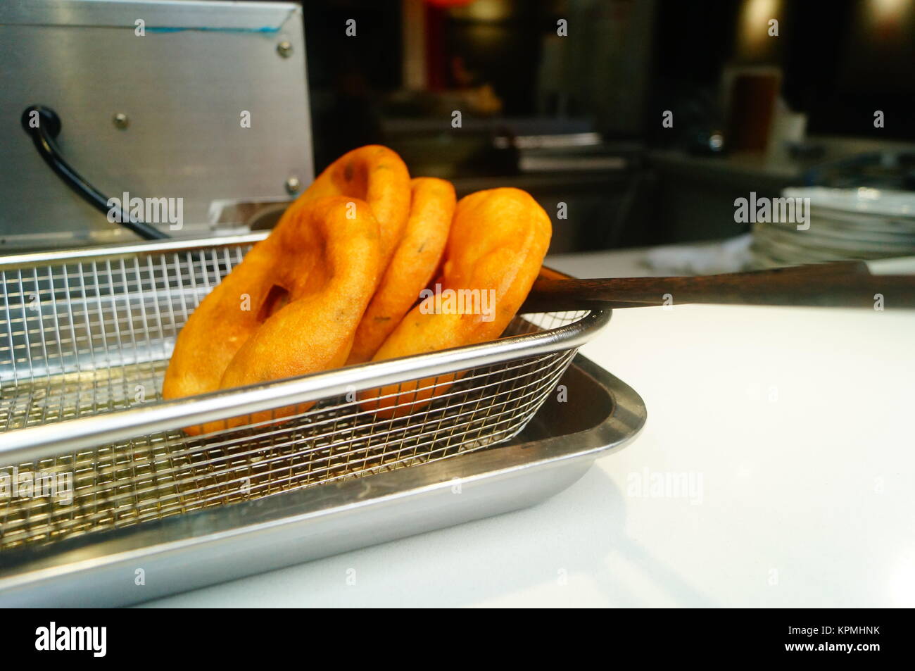 Fried rice cake is a traditional Chinese food Stock Photo - Alamy