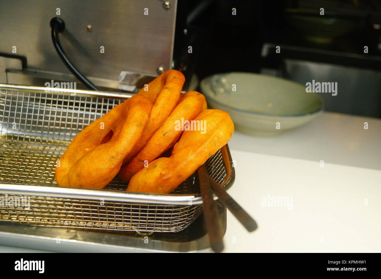 Fried rice cake is a traditional Chinese food Stock Photo - Alamy