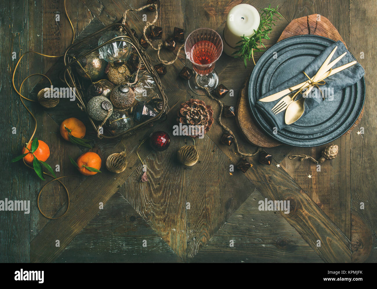 New years eve menu table hi-res stock photography and images - Alamy