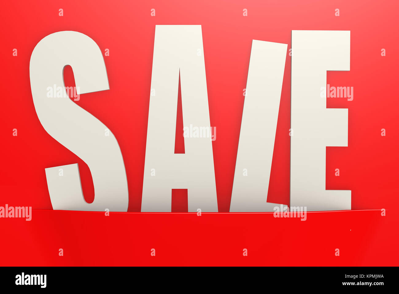 White sale word in red pocket, business concept Stock Photo - Alamy