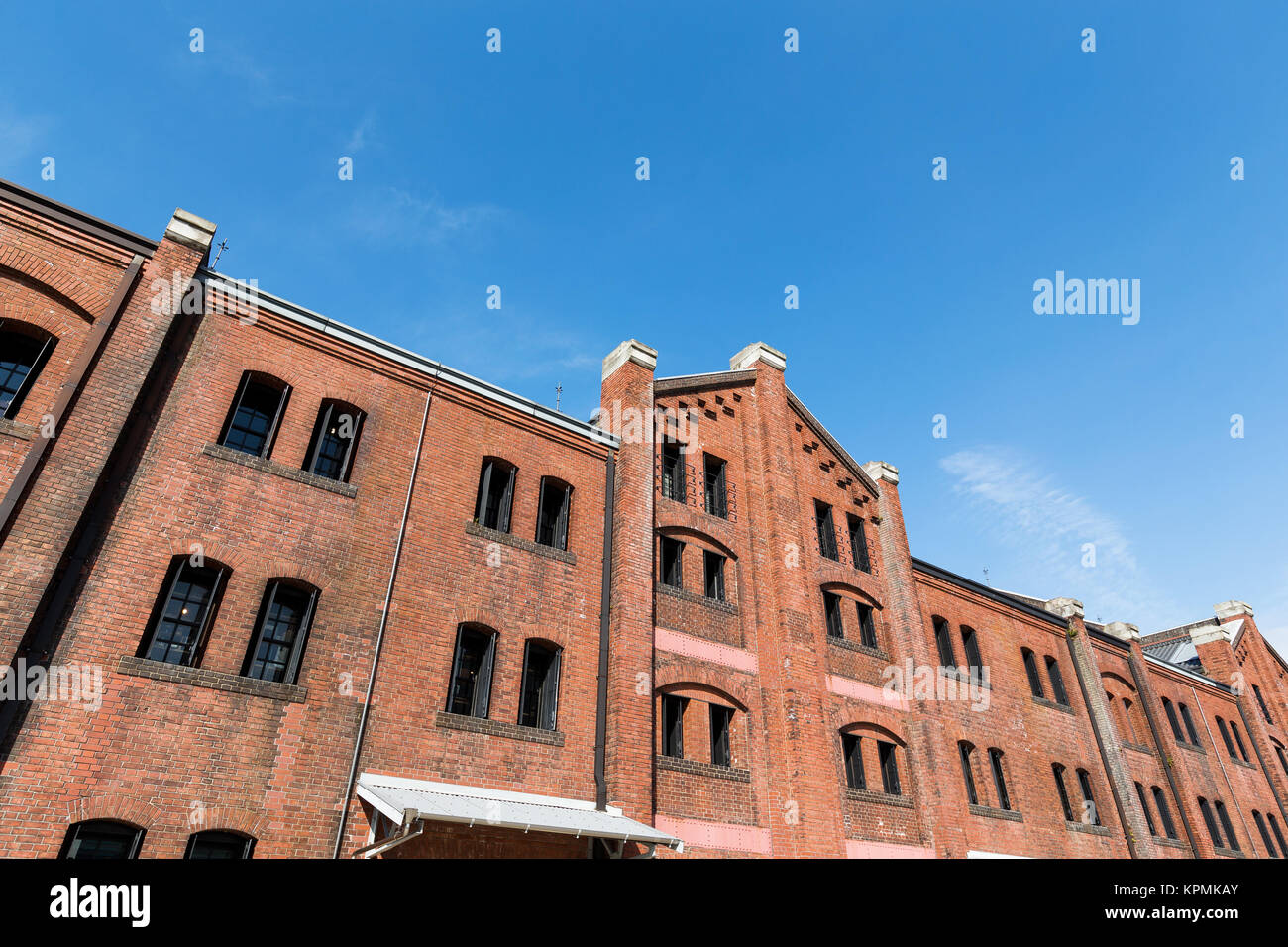 Red brick warehouse Stock Photo - Alamy