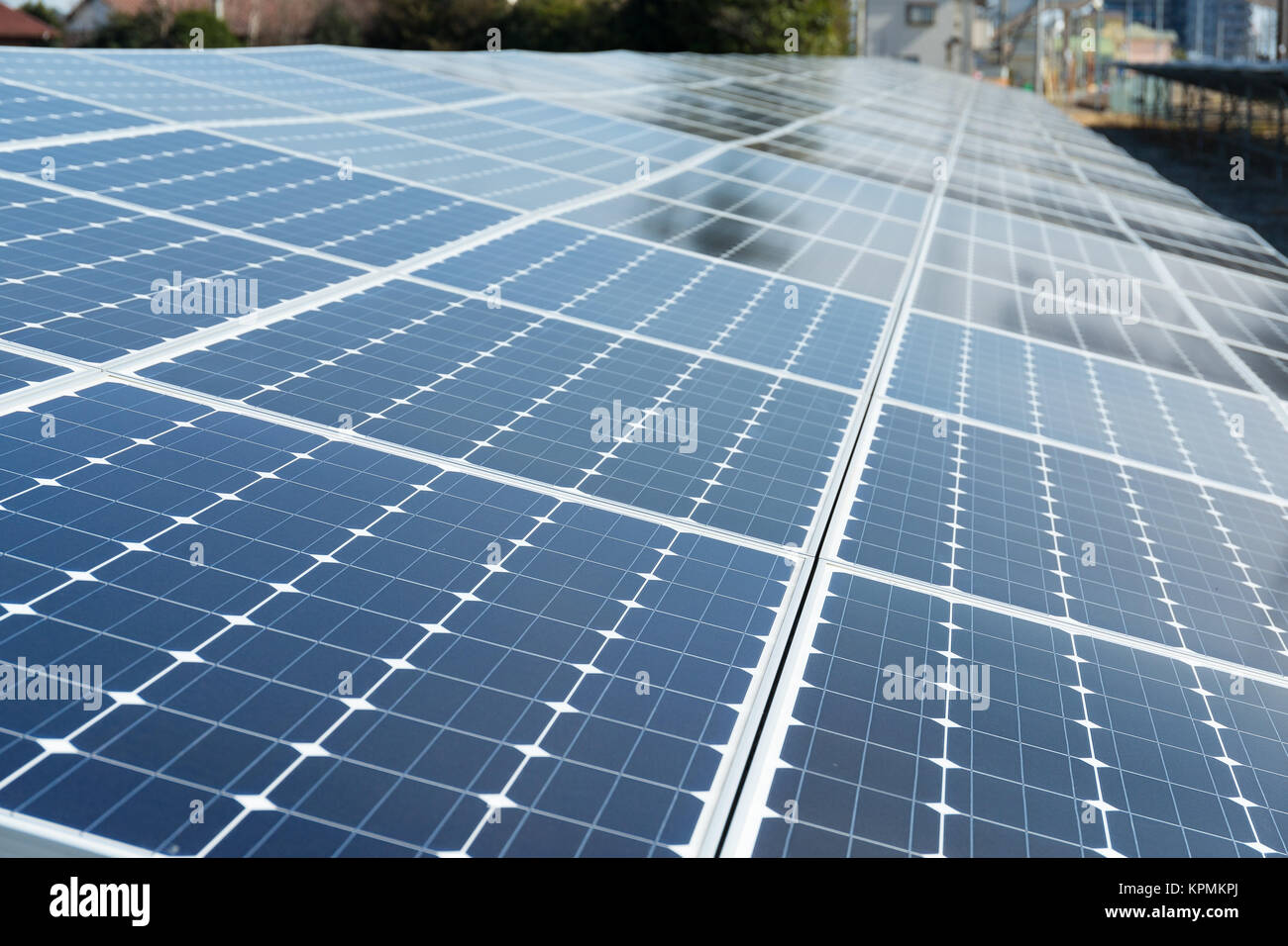 Solar panel system Stock Photo - Alamy