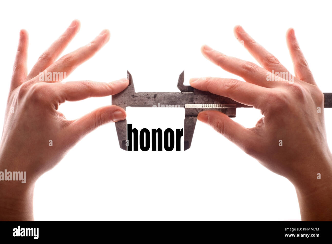 Less honor metaphor Stock Photo - Alamy