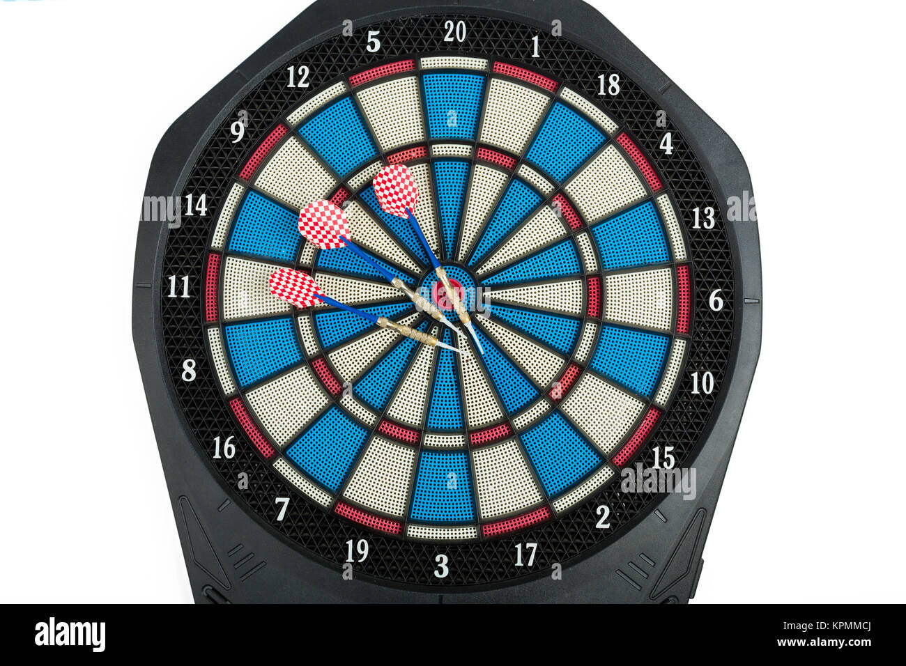 darts board with a dart Stock Photo - Alamy