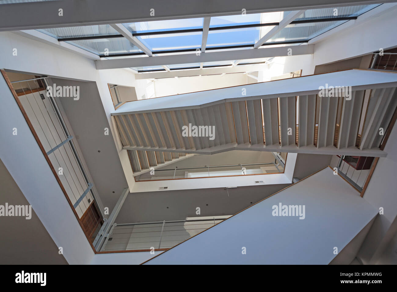 Unique Stairs in a Public Building Stock Photo - Alamy