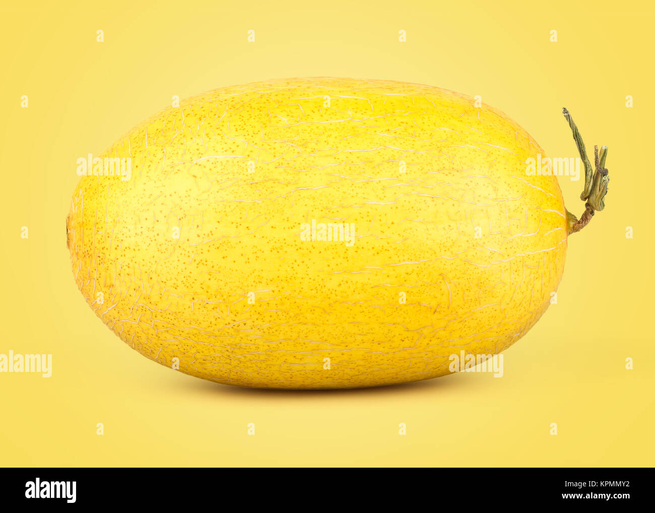 Fresh Yellow Sweet Melon Stock Photo - Alamy