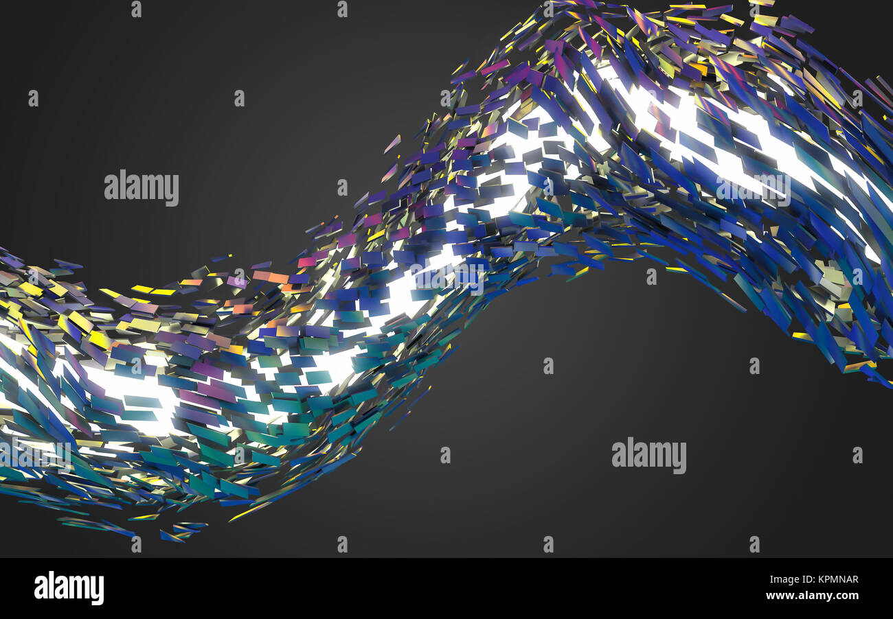 Abstract 3d rendering of chaotic structure Stock Photo - Alamy