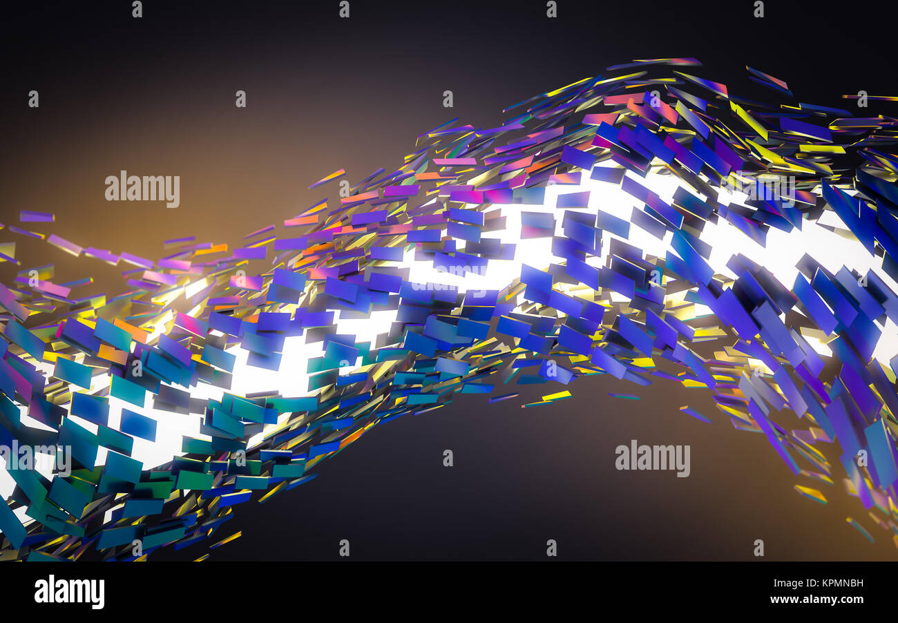 Abstract 3d rendering of chaotic structure Stock Photo - Alamy