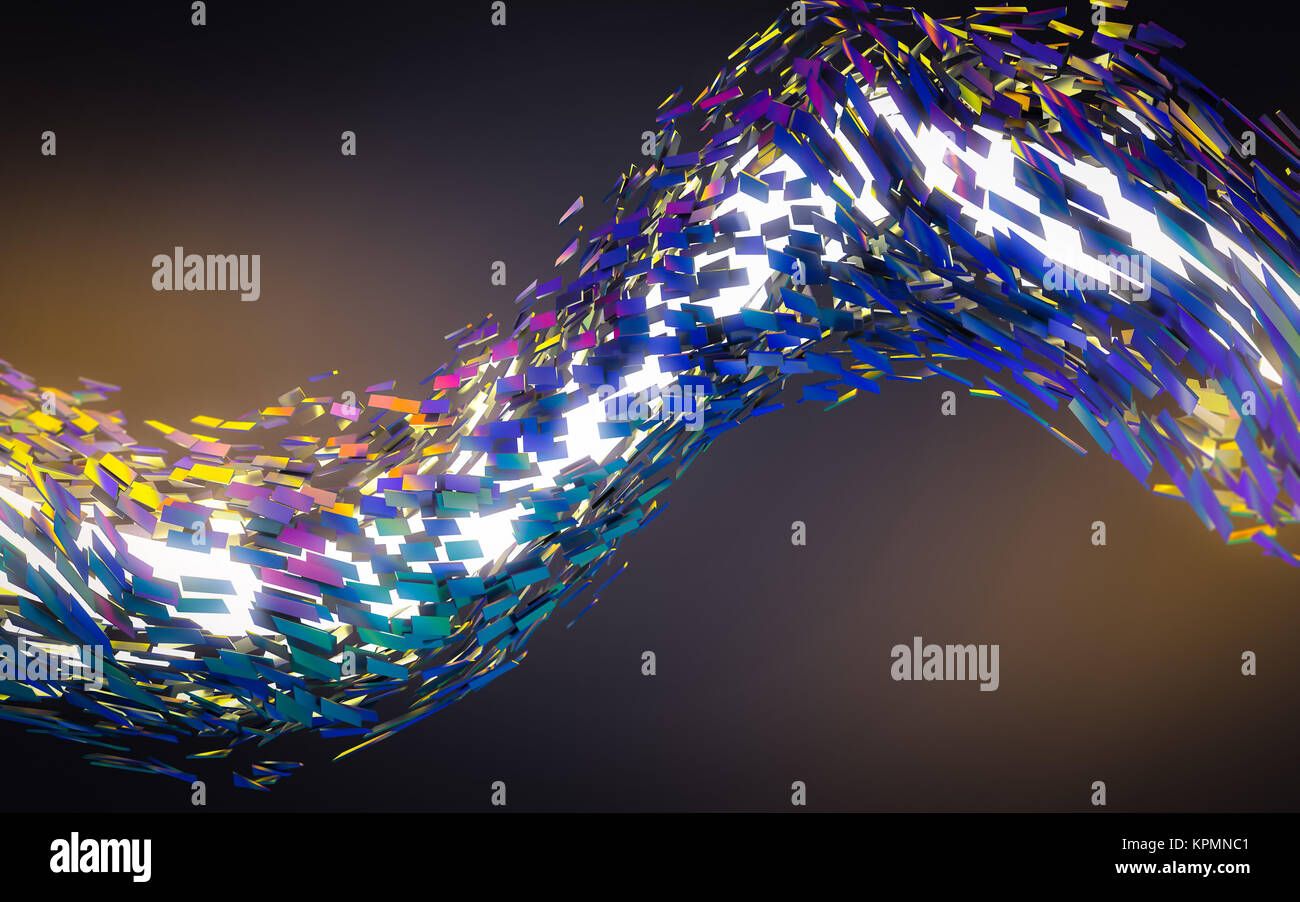 Abstract 3d rendering of chaotic structure Stock Photo - Alamy