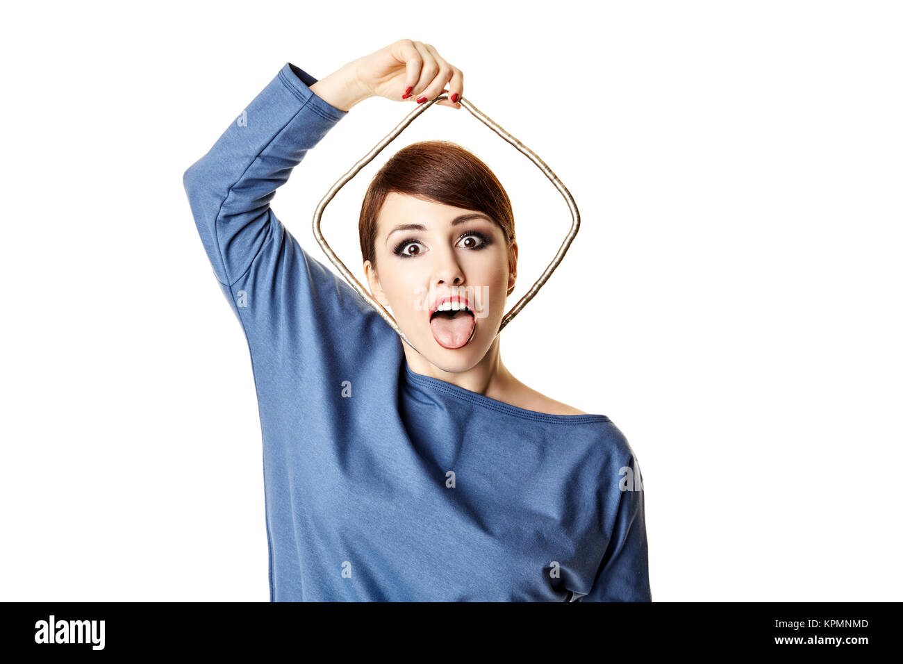 Making a face Stock Photo - Alamy