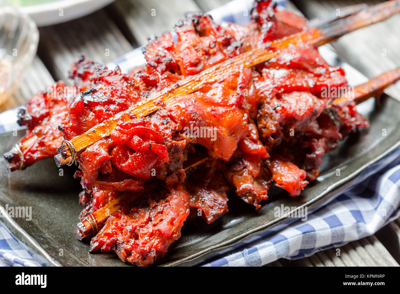 grilled red chicken Stock Photo - Alamy