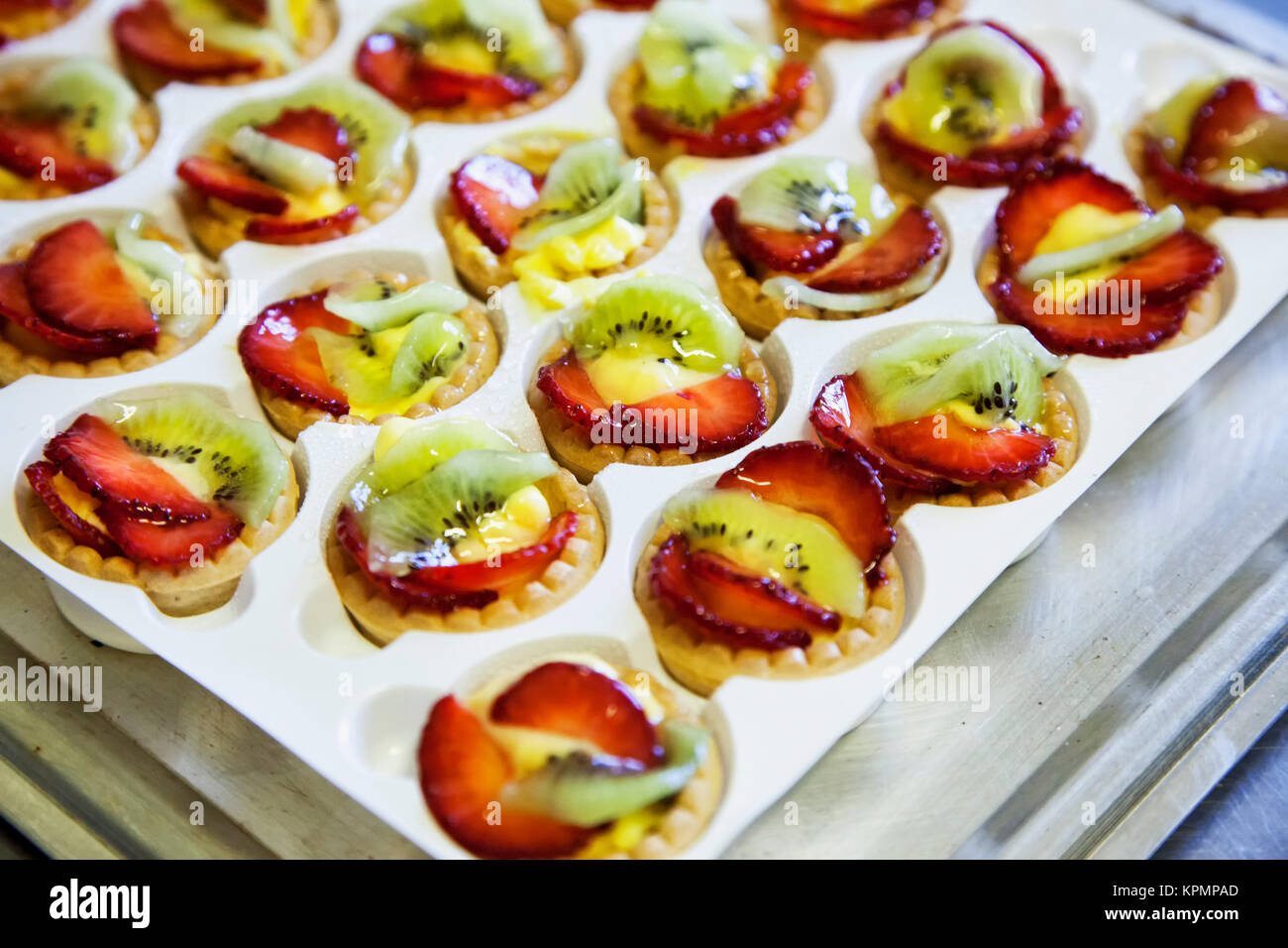 Pastries with fruits Stock Photo - Alamy