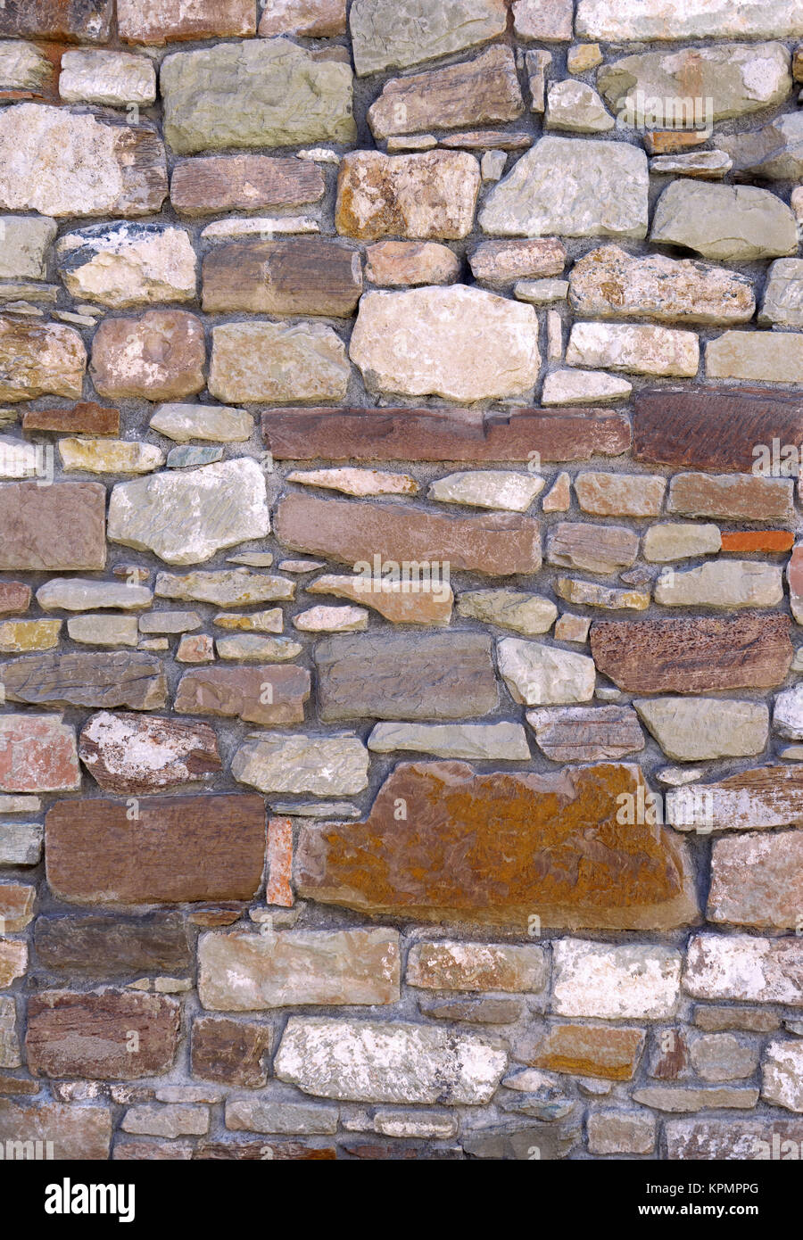 old irregular stone wall Stock Photo - Alamy