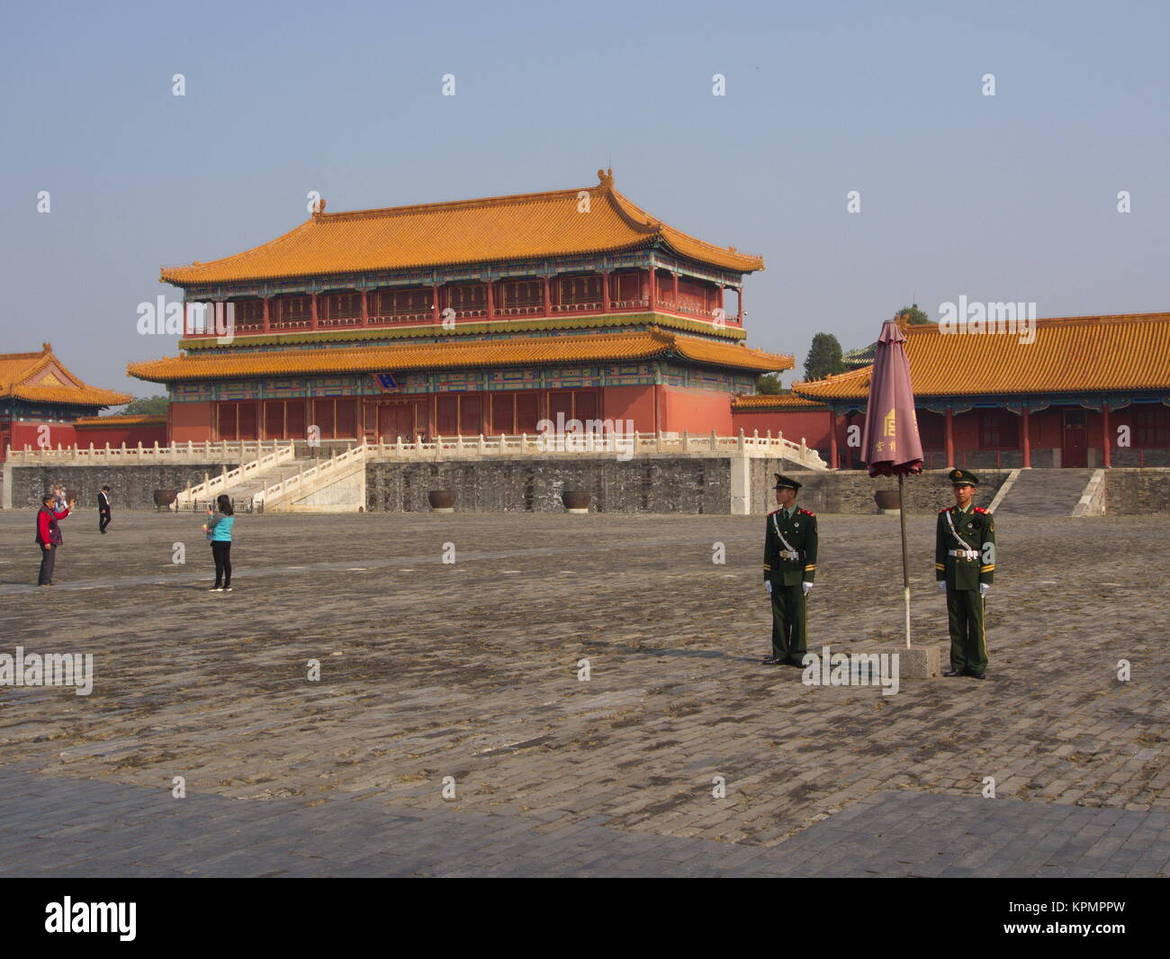The Chinese Security Guard at Tian an men Square.Travel in Beijing City ...