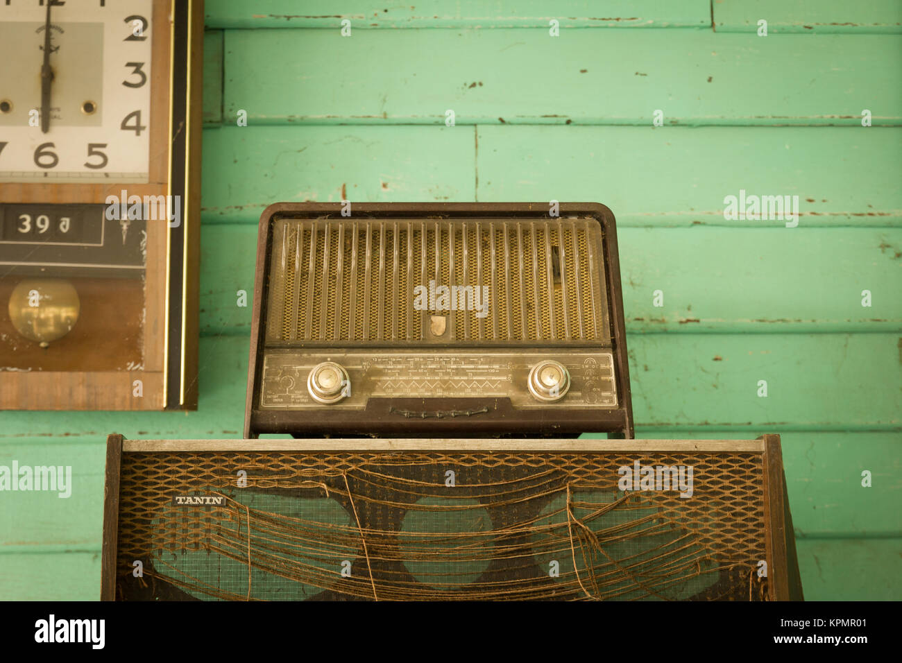Retro Radio player Stock Photo - Alamy