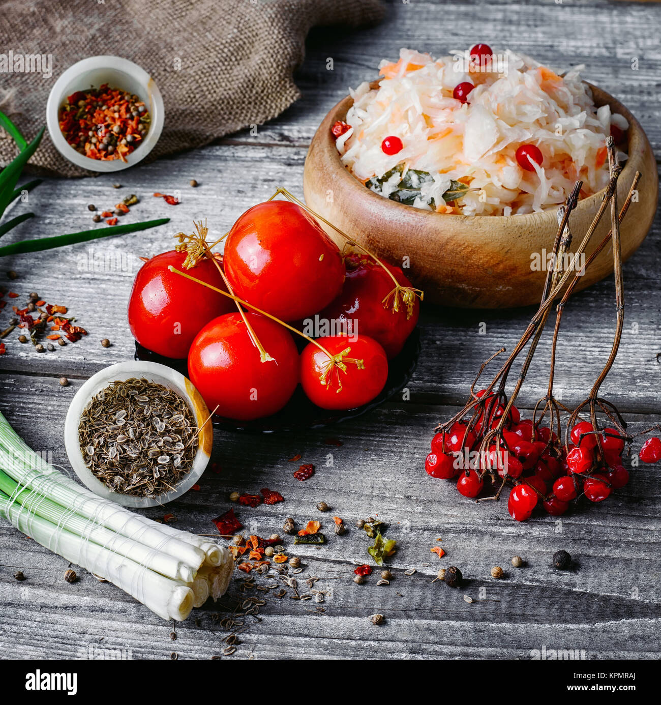 Natural homemade pickles Stock Photo - Alamy