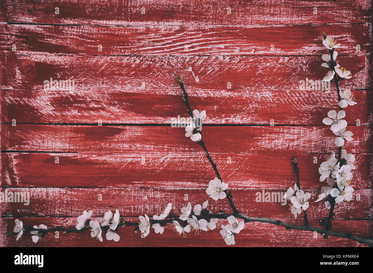 Vintage wooden red background Stock Photo - Alamy